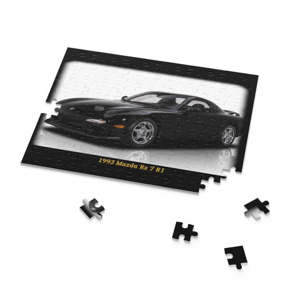 Stunning 1993 Mazda RX-7 R1 Black Sports Car 120 pc Temp Puzzle - JDM ...