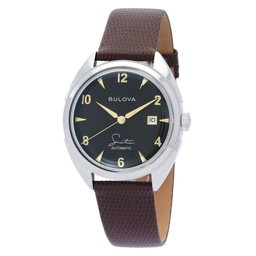 Bulova Fly Me To The Moon Automatic Black Dial Men's Watch 96B348 ...