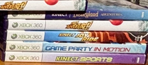 XBOX 360 KINECT GAME BUNDLE-5 GAMES TOTAL | eBay