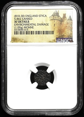 ANGLO-SAXON. Northumbria. Eanred, 810-830AD. Monne. Styca, S-862. NGC ...