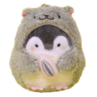 Cute Penguin Plush Doll Plush Toy Kawaii Anime Hamster Key Chain Ring g ...
