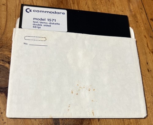 Commodore Vic-1571 Test / Demo Double Sided 48TPI | eBay