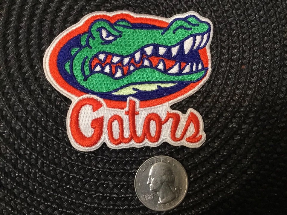 UF UNIVERSITY OF FLORIDA GATORS Vintage Embroidered Iron On Patch 3"x 2 ...