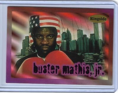 1996 RINGSIDE BUSTER MATHIS JR. BOXING CARD #8~ WYOMING | eBay