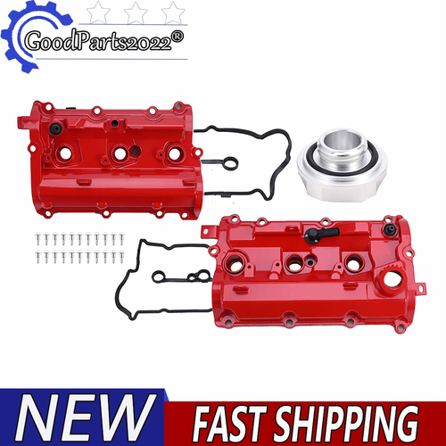 2* Upgrade Aluminum Valve Cover Set for 2009-2013 Infiniti G37 2009 ...