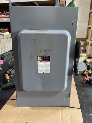 SQUARE D H364 200 AMP 600V 3 Pole Indoor Fused Safety Switch | eBay