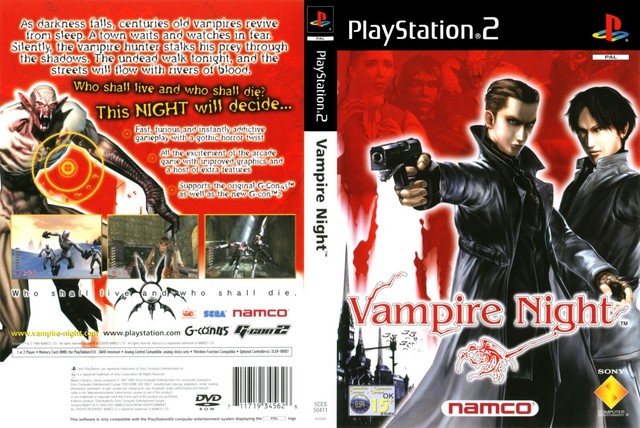 Sony PlayStation 2 Ps2 Vampire Night Namco Video Game for sale online ...