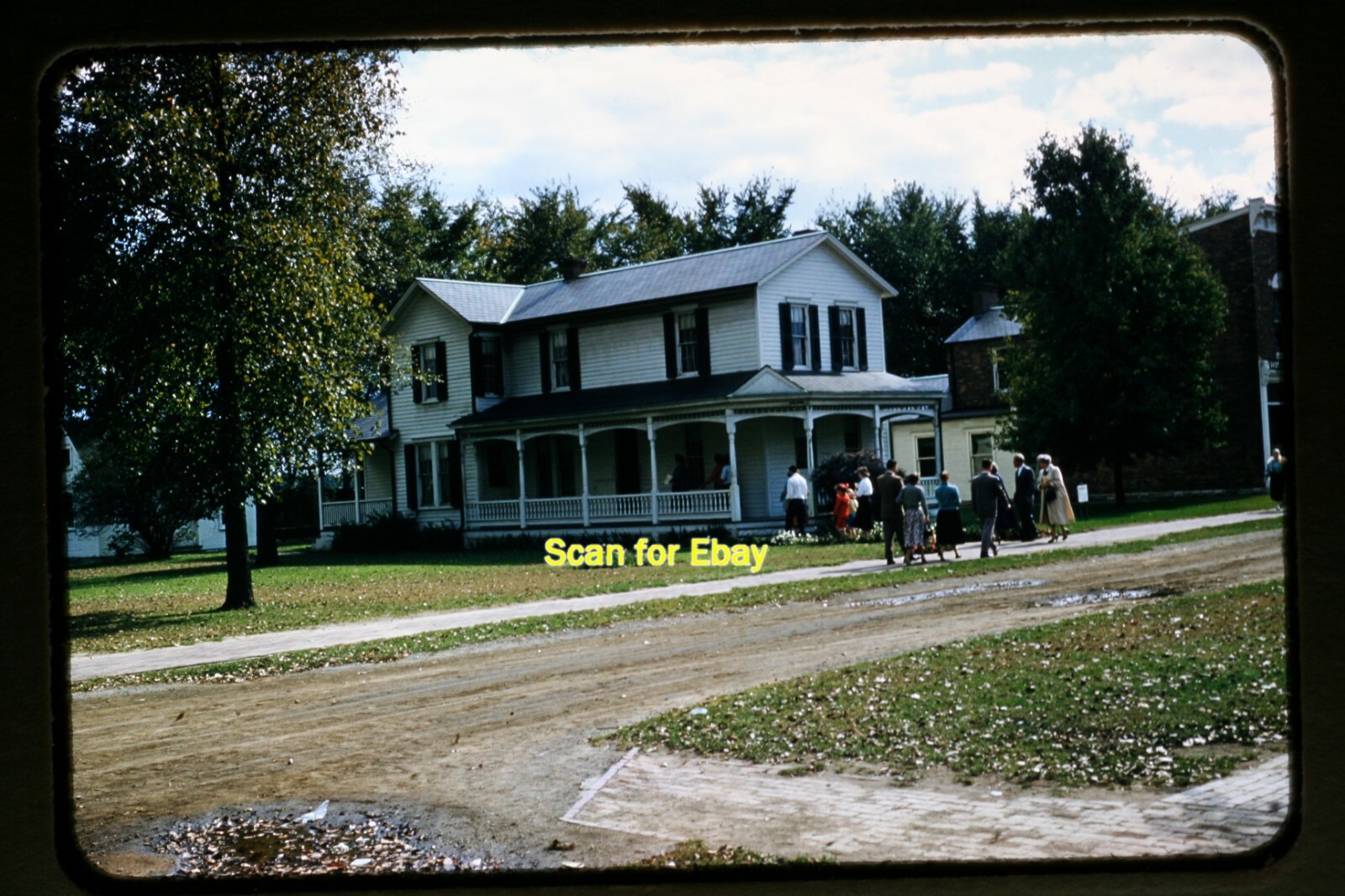 Wright Brothers House, Greenfield Village in 1950s, Original Slide aa 2 ...
