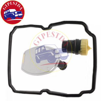 Transmission Filter + Oil Pan Gasket + Connector For Mercedes ...