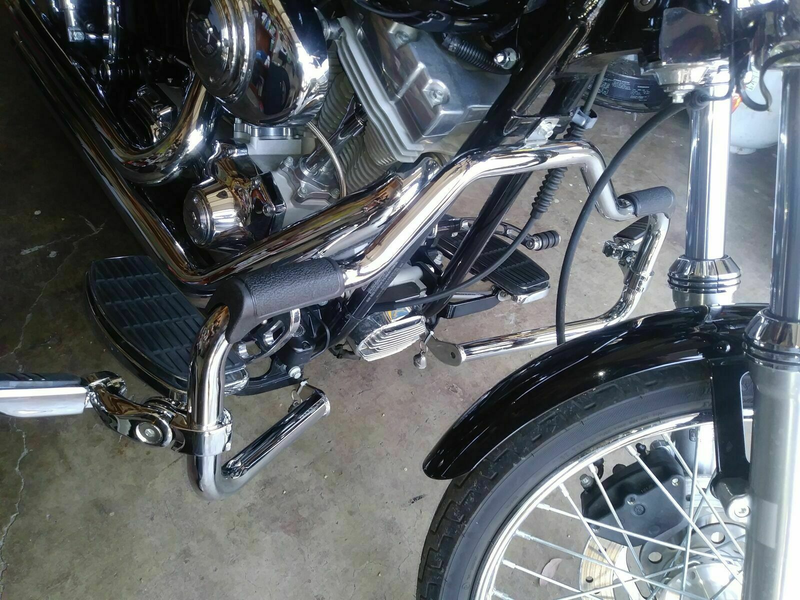 For Harley Fatboy Heritage Softail FLSTSB Highway Engine Guard Crash ...