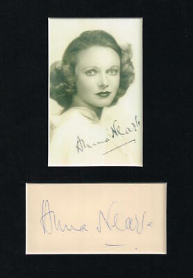 ANNA NEAGLE MATTED AUTOGRAPH 2 SIGNATURES (REDUCED PRICE) | eBay