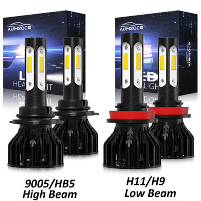 For Chevy Silverado 1500 2500HD 3500 2007-2015 5000K LED Headlights ...