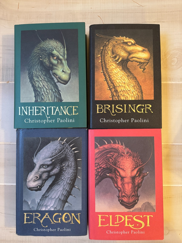Christopher Paolini Eragon Eldest Brisingr Inheritance BOX SET 4 books ...