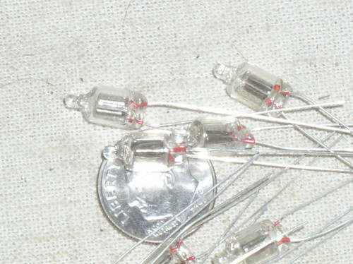 10 ORIGINAL ORANGE NE2 NE-2-H NEON GLOW LITE LIGHT LAMP T2 INDICATOR ...