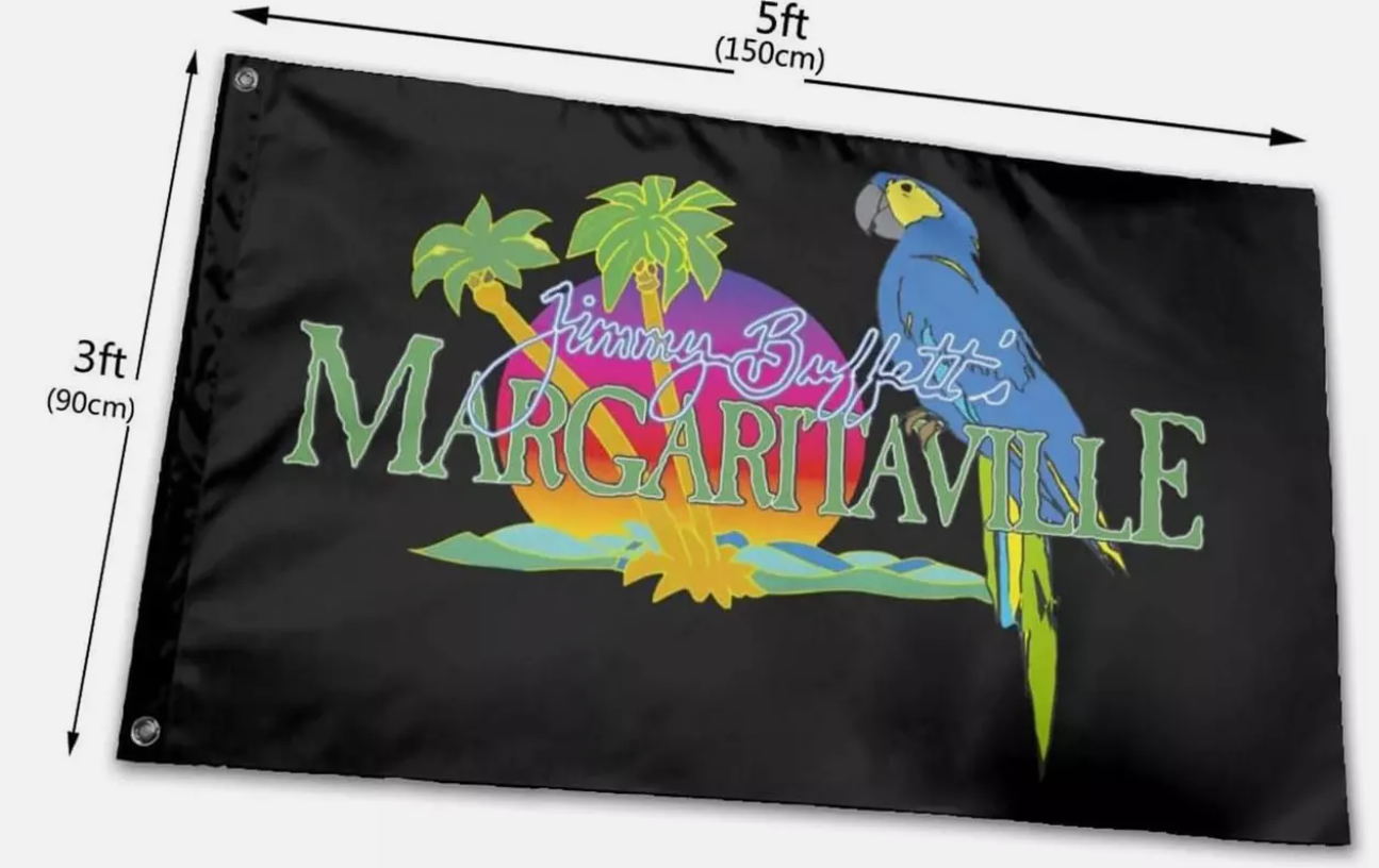 Margaritaville Jimmy Buffett Parrot Island Vacation 3x5 Flag | eBay