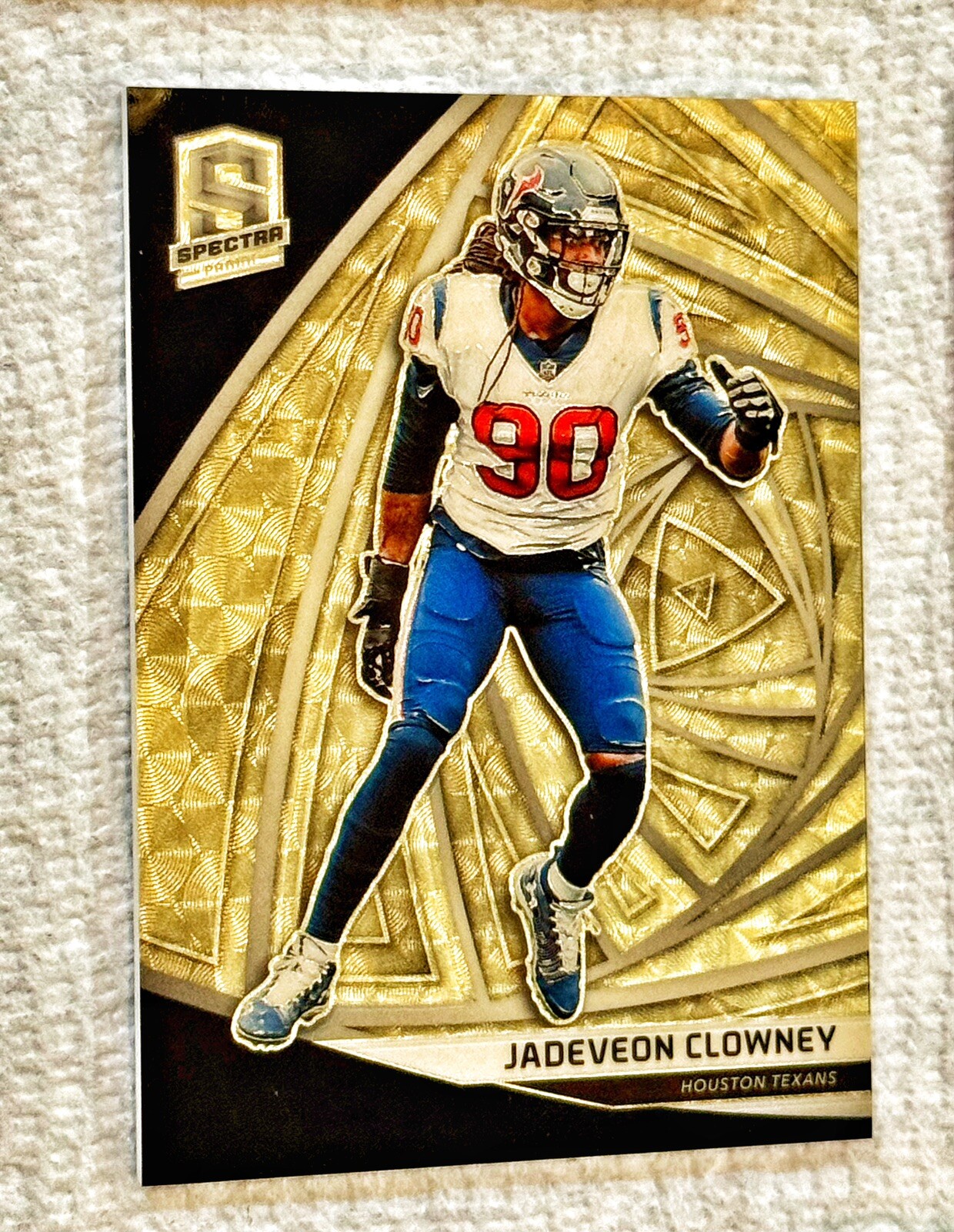 1/1 2019 Panini Spectra Gold Vinyl Superfractor Jadeveon Clowney Texans ...