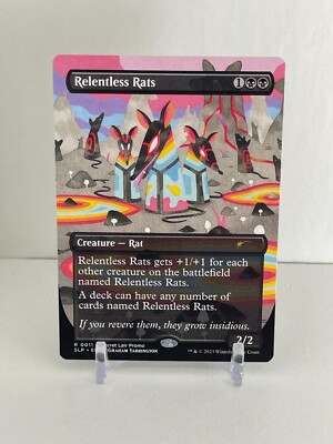 BORDERLESS Relentless Rats | Secret Lair Drop Showdown | MTG | eBay