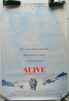 ALIVE ORIGINAL ROLLED 27X40 MOVIE POSTER 1993 ETHAN HAWKE VINCENT SPANO ...