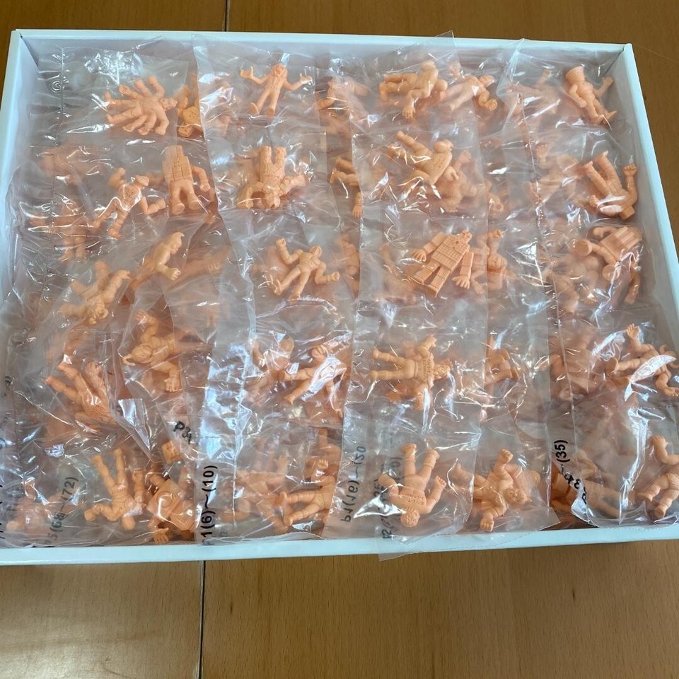 Kinnikuman Kinkeshi Box 418 Types Complete Set Only Muscle DVD-BOX ...