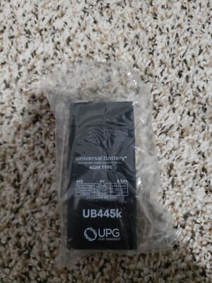 NEW - 1 x UPG Ub445 4V 4500 mAh Rechargeable Battery 806593405594| eBay