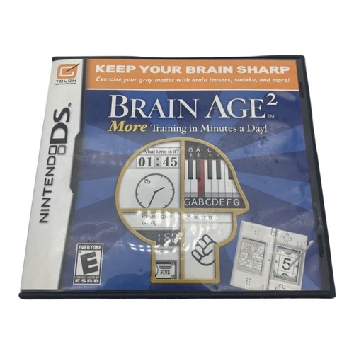 Nintendo DS Brain Age 2 More Training in Minutes a Day 2007 Complete | eBay
