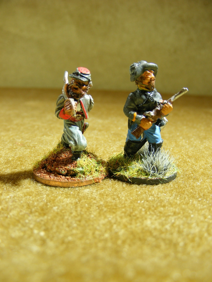 28mm ACW CONFEDERATE CAVALRY - MOUNTED SCOUTS & DISMOUNTED TROOPERS ...