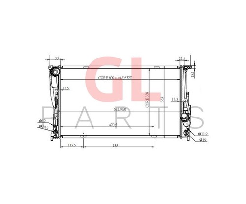 FOR BMW 3 E90/E91 2005-2009 Radiator Engine Cooling 17117547059 New | eBay