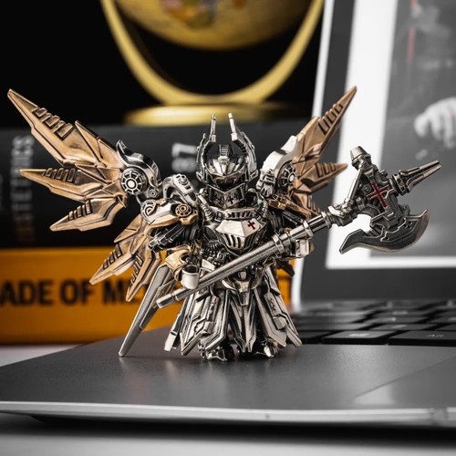 Mech Justicar Figurine, Magnetic Metal Figure, Mechanical Statue ...