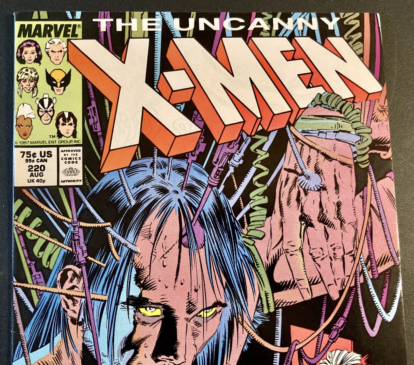 Uncanny X-Men #220 NM Mark Silvestri Cover 1987 Marvel Comics Storm | eBay