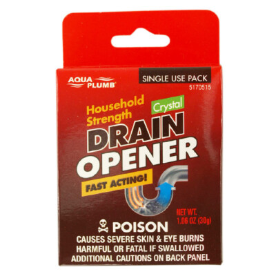 Aqua Plumb 5170515 Household Strength 1.06oz Crystal Drain Opener ...
