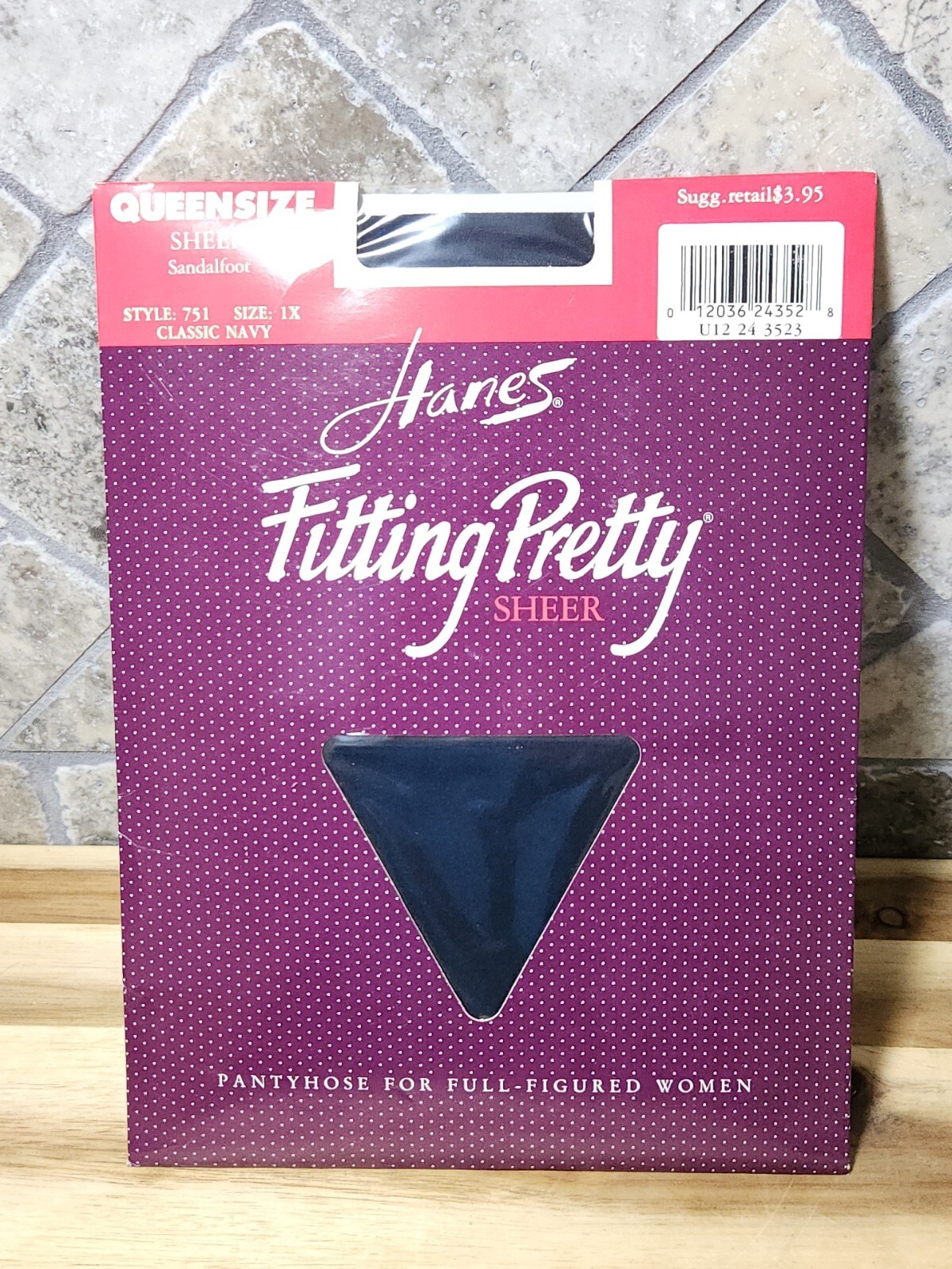 NEW Hanes Fitting Pretty Sheer Pantyhose 751 Queen sz 1X Sandalfoot ...