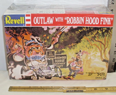 REVELL OUTLAW WITH ROBIN HOOD FINK ED ROTH MONSTER MODEL KIT SEALED ...
