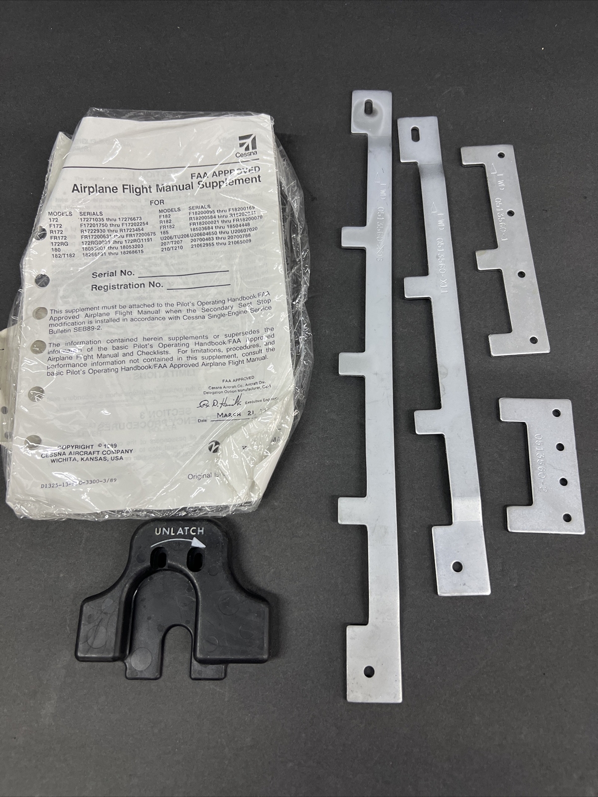 Cessna SeatKit2 Secondary Seat Stop