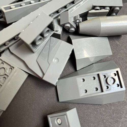 1 lb Lot Dark Gray Lego Piece Huge Bulk Lot Mixed Bricks Parts Star ...