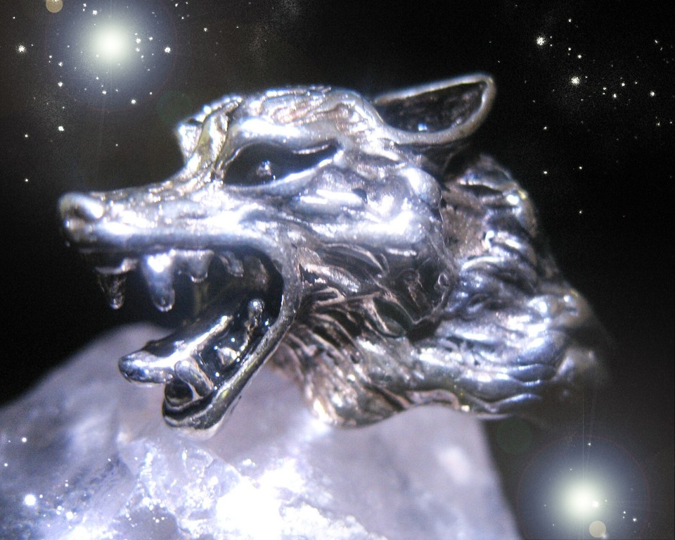Metaphysical RING SACRED WOLF TRANSFORMATION Magick Scholars Cassia4 | eBay