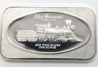 The General Locomotive Silver Bar .999 1 oz | eBay