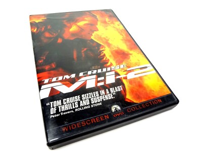 Tom Cruise M:i-2 Mission Impossible 2 DVD Movie Wide Screen Version w ...
