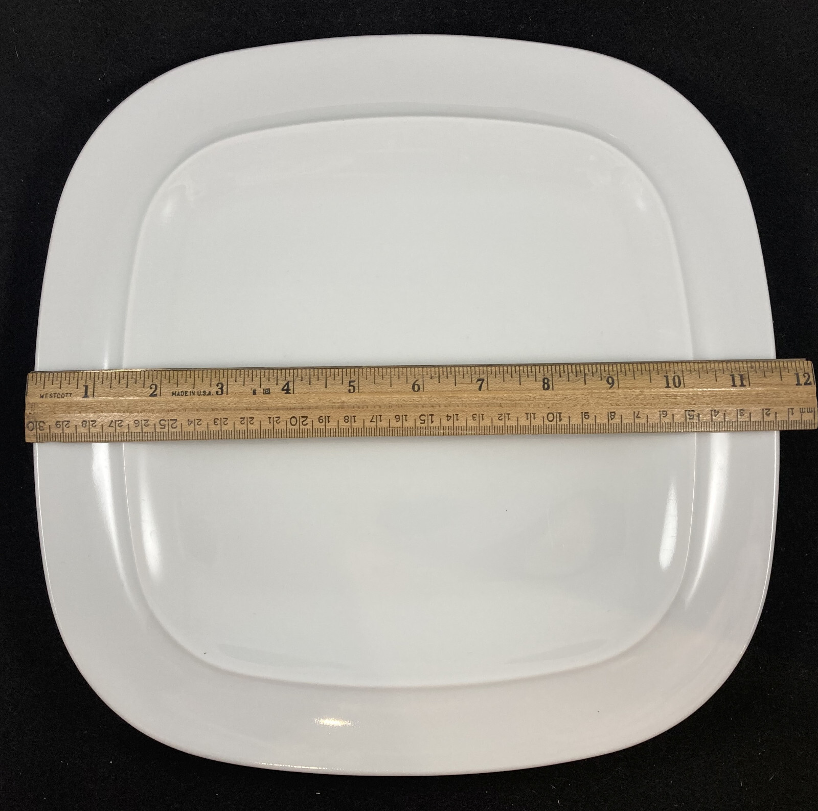 Denby White Squares Porcelain Dinner Plates 11.5in Set of 3 | eBay