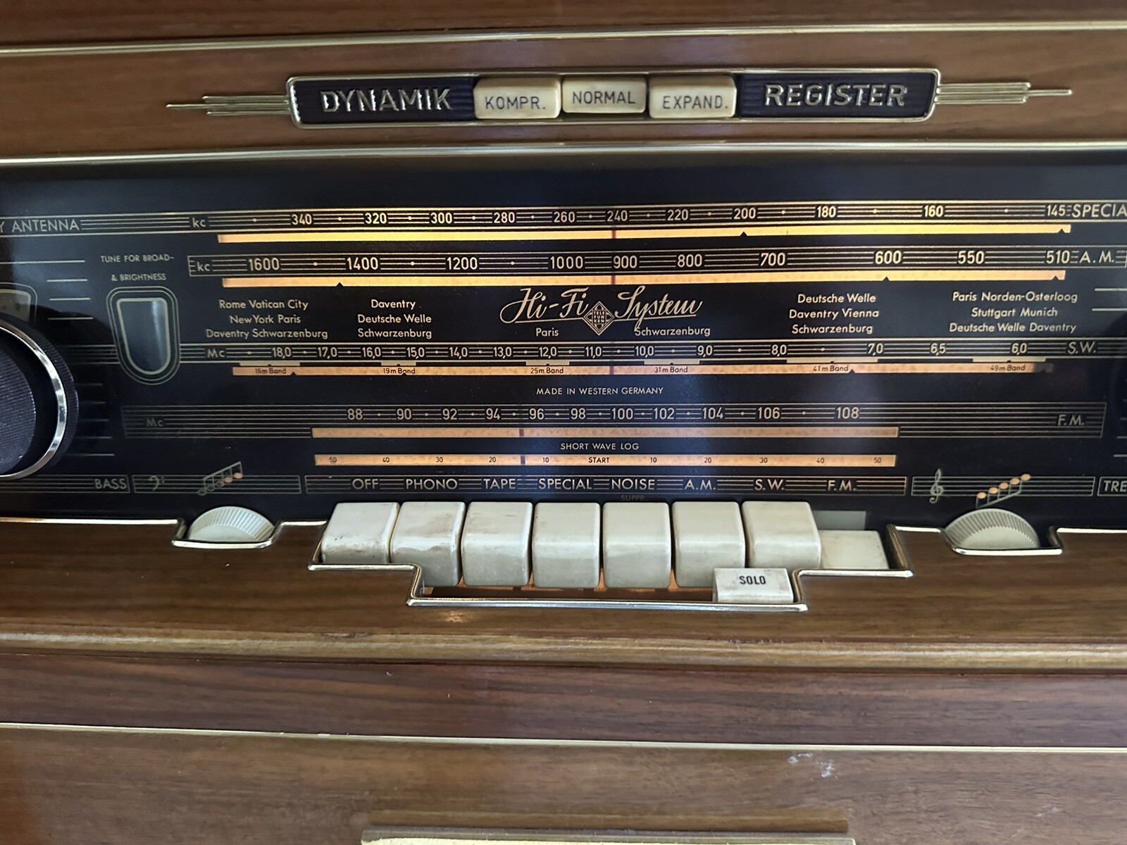 Telefunken Stereo Console 1950-60s | eBay