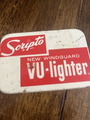 scripto vu-lighter Original Box | eBay