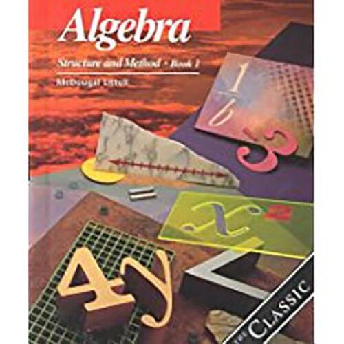 Algebra: Structure and Method, Book 1 - Hardcover - ACCEPTABLE ...