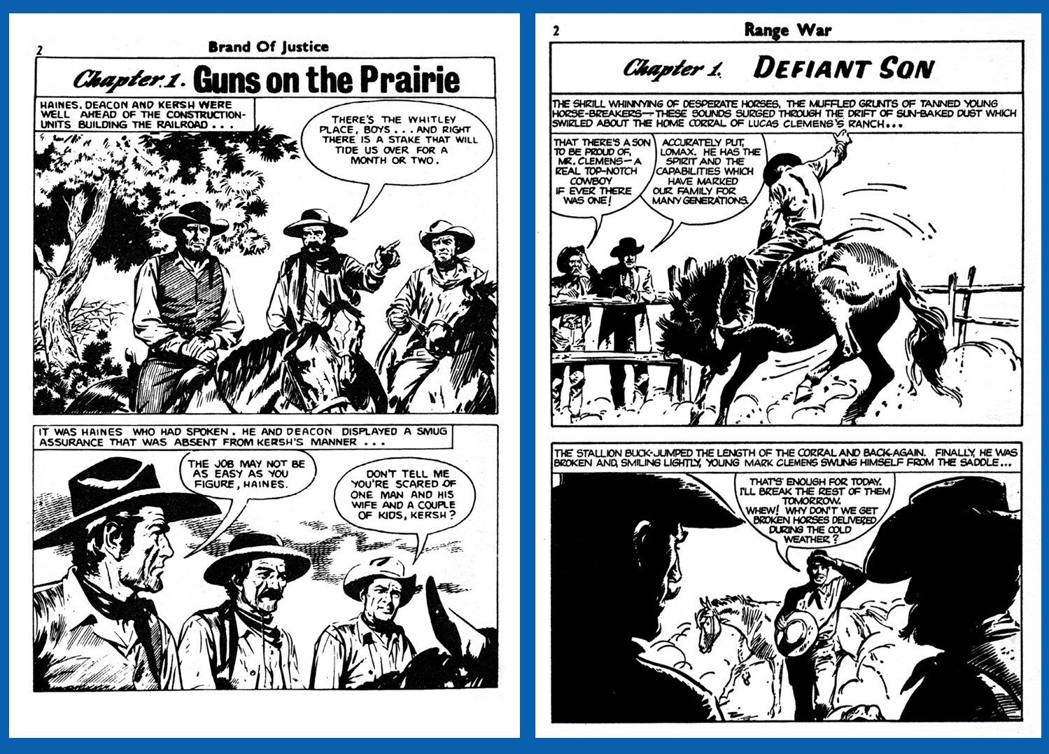 Western-Cowboy Picture Library UK Comics On PC DVD Rom (CBR Format) | eBay