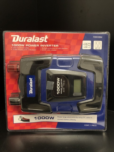 Duralast 1000 Watt Mobile Power Outlet Inverter Pi-1000w for sale ...