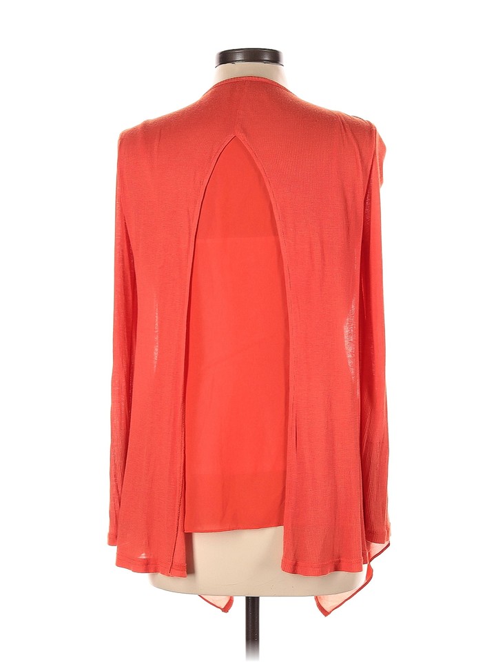 Trisha Tyler Women Orange Long Sleeve Blouse 1 | eBay