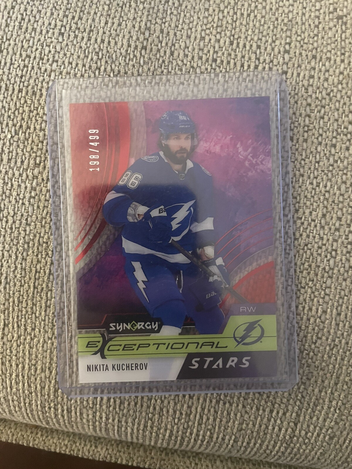 2021-22 Upper Deck Synergy Exceptional Stars RED Nikita Kucherov #d/499 | eBay