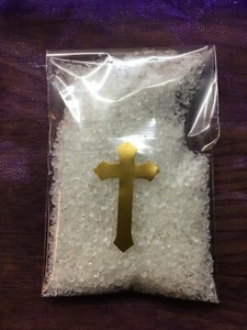 Minister BLESSED Dead Sea Salt from The Holy Land - 15g bag with purple ...