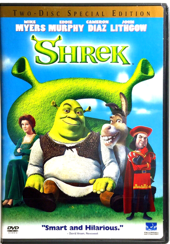 Shrek (2-Disc DVD, 2001, Widescreen, Special Ed) Like New ! Eddie ...