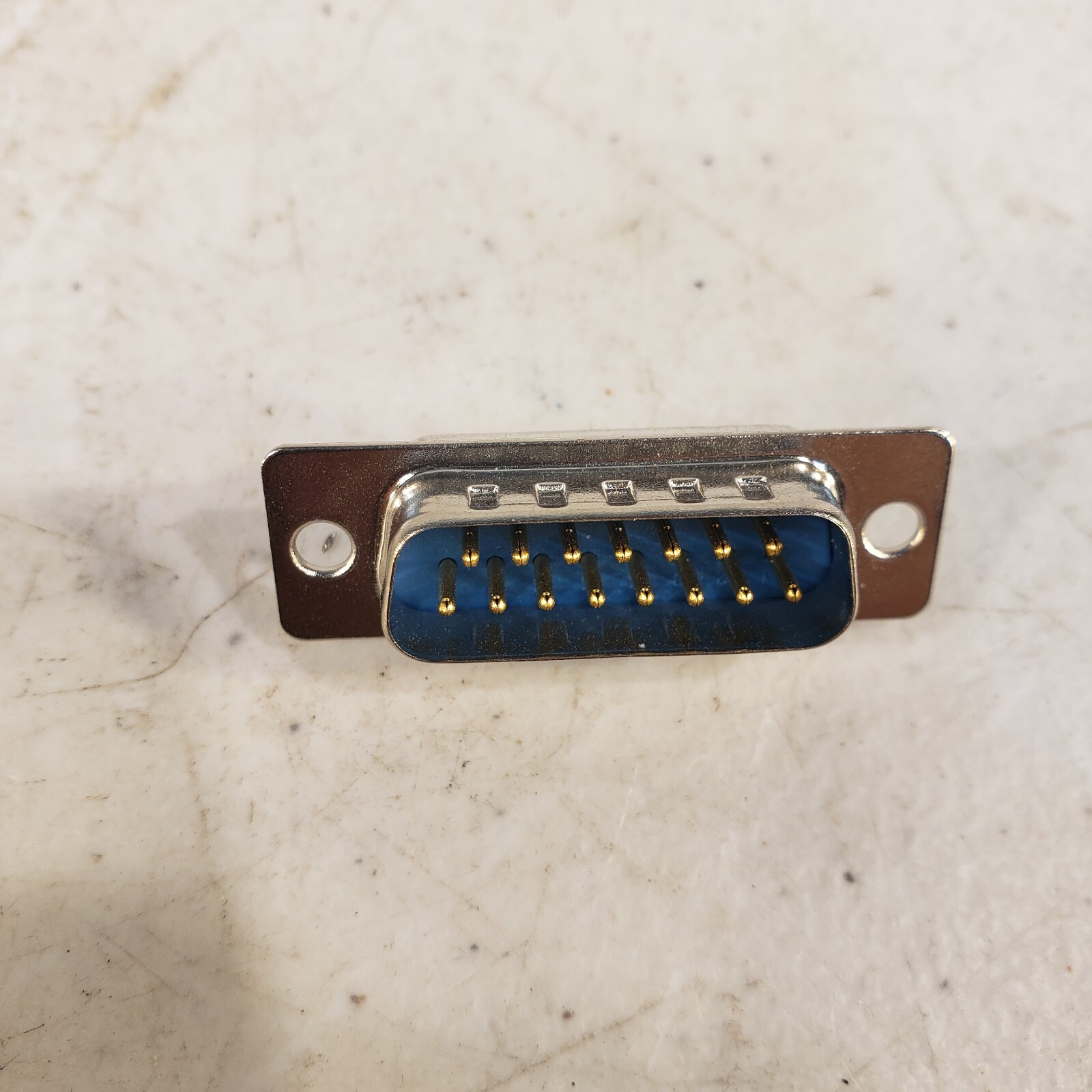 *Pack of 5* Amphenol DB-15 DA-15 15 Pin Male D-Sub Blue | eBay