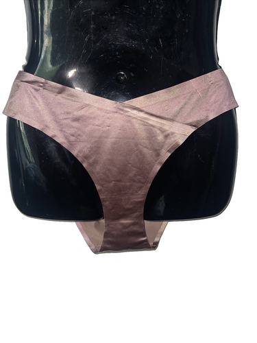 Danskin Shiny Liquid Satin Sissy Bikini Panty Purple Mauve Underwear ...