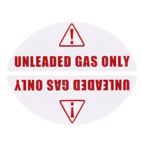 1 Pair of Unleaded Gas Only Stickers for Car Van Unleaded Gas Only (1 ...